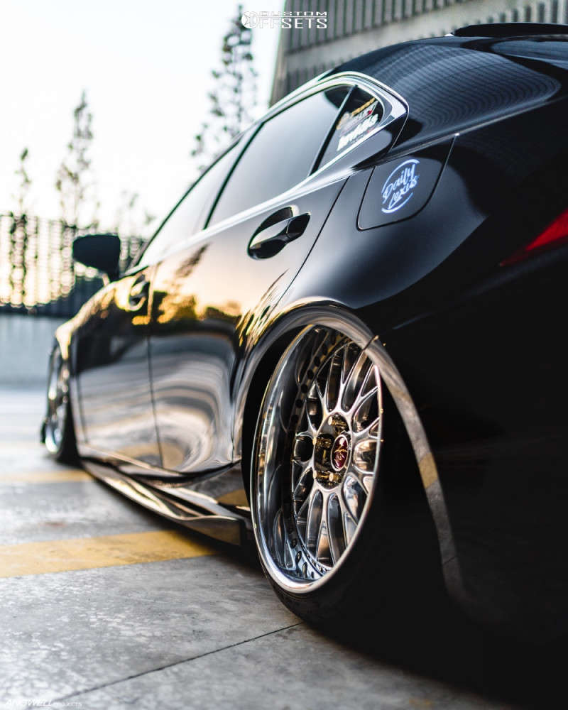 2015 Lexus IS250 with 19x8.5 21 Work Vs Xx and 215/35R19 Federal 595 Rs ...