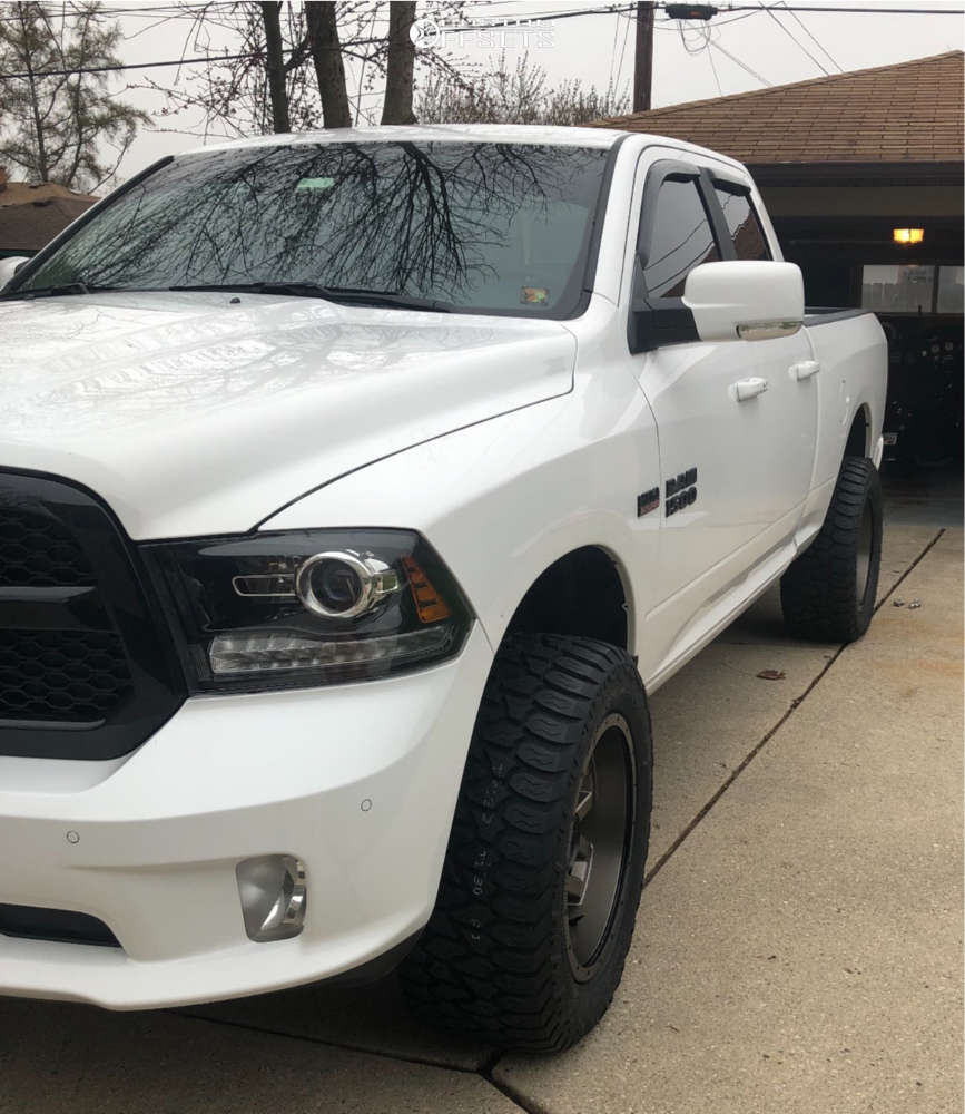 2018 Ram 1500 with 20x10 -24 Ultra Warlock and 305/55R20 AMP Terrain ...