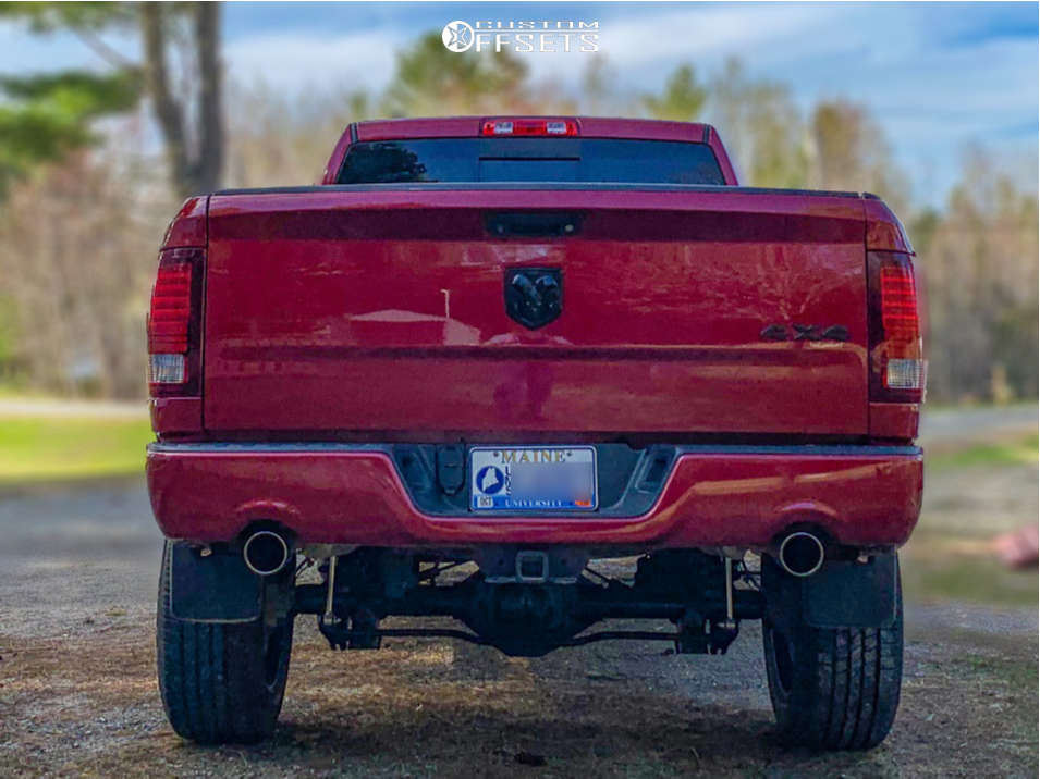 2015 Ram 1500 with 20x10 -18 XD XD137 and 33/11.5R20 Goodyear Wrangler ...