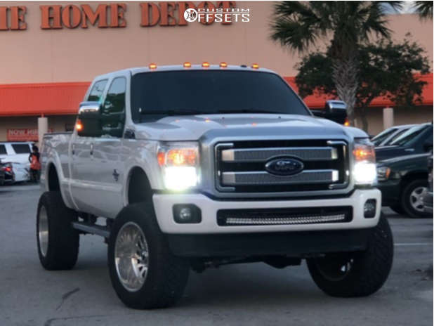 2016 Ford F-250 Super Duty with 22x12 -51 Fuel Forged Ff16 and 37/13 ...