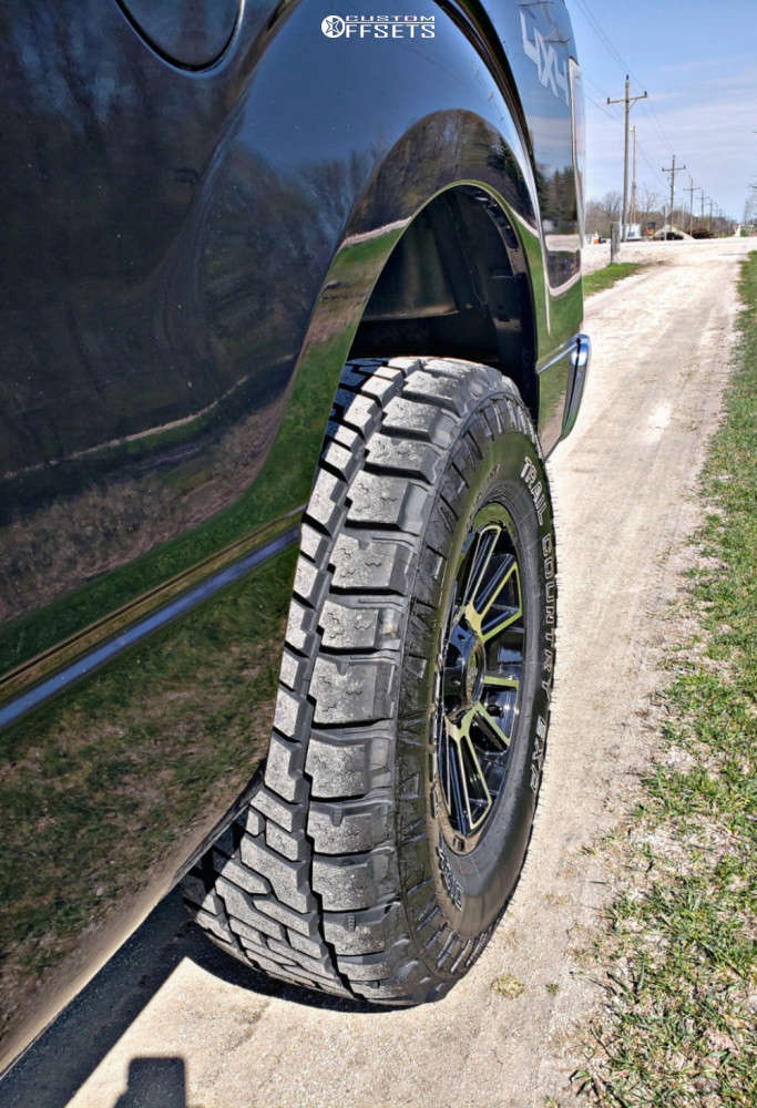 2012 Ford F-150 with 17x8.5 18 American Racing Intake and 295/70R17 ...