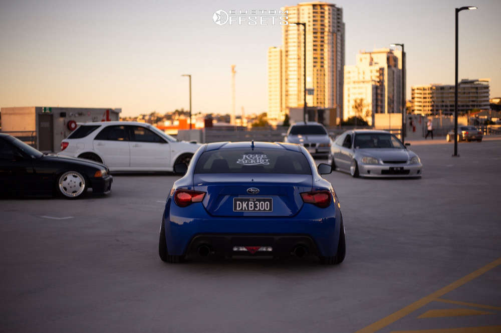 2016 Subaru BRZ with 18x9.5 5 Work Emotion Cr 2p and 215/35R18 Nankang NS-20 and Coilovers ...