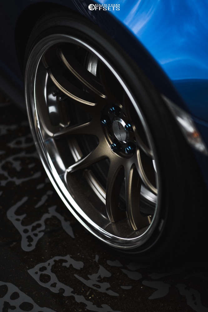 2016 Subaru BRZ with 18x9.5 5 Work Emotion Cr 2p and 215/35R18 Nankang ...