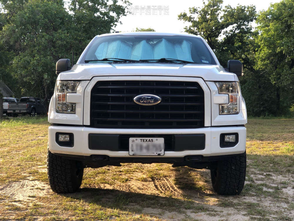 2016 Ford F-150 with 18x9 18 Vision Manx and 275/70R18 Nitto Terra ...