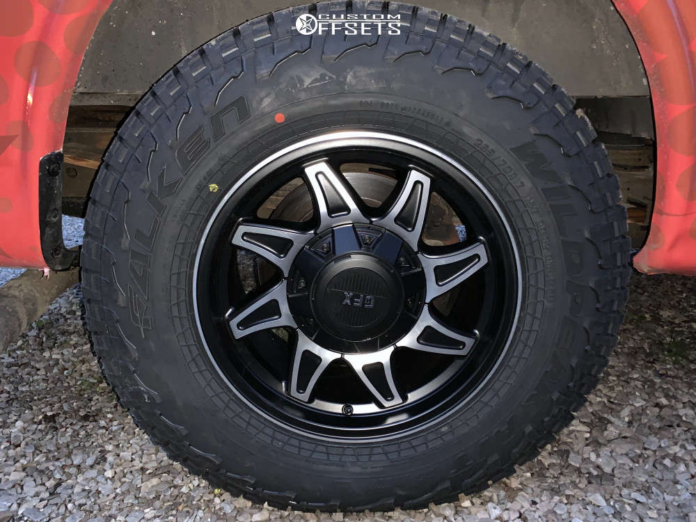 2010 Chevrolet Express 2500 with 17x8.5 18 G-FX Tr15 and 265/70R17 ...