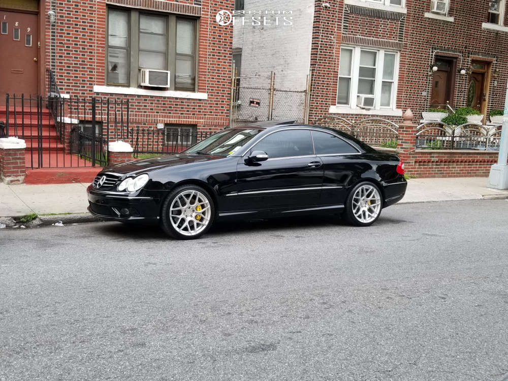 2005 Mercedes-Benz CLK500 with 19x8.5 35 Aodhan Ls002 and 255/40R19 ...