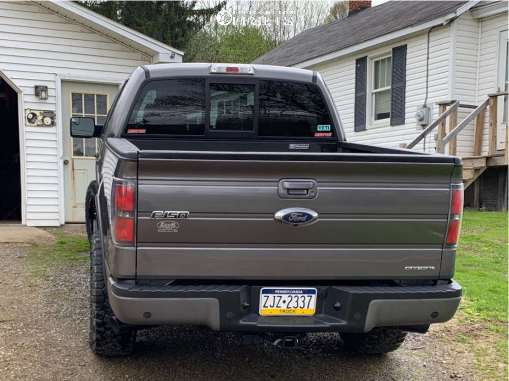 2014 Ford F-150 with 18x9 -12 Fuel Sledge and 295/70R18 Nitto Ridge ...