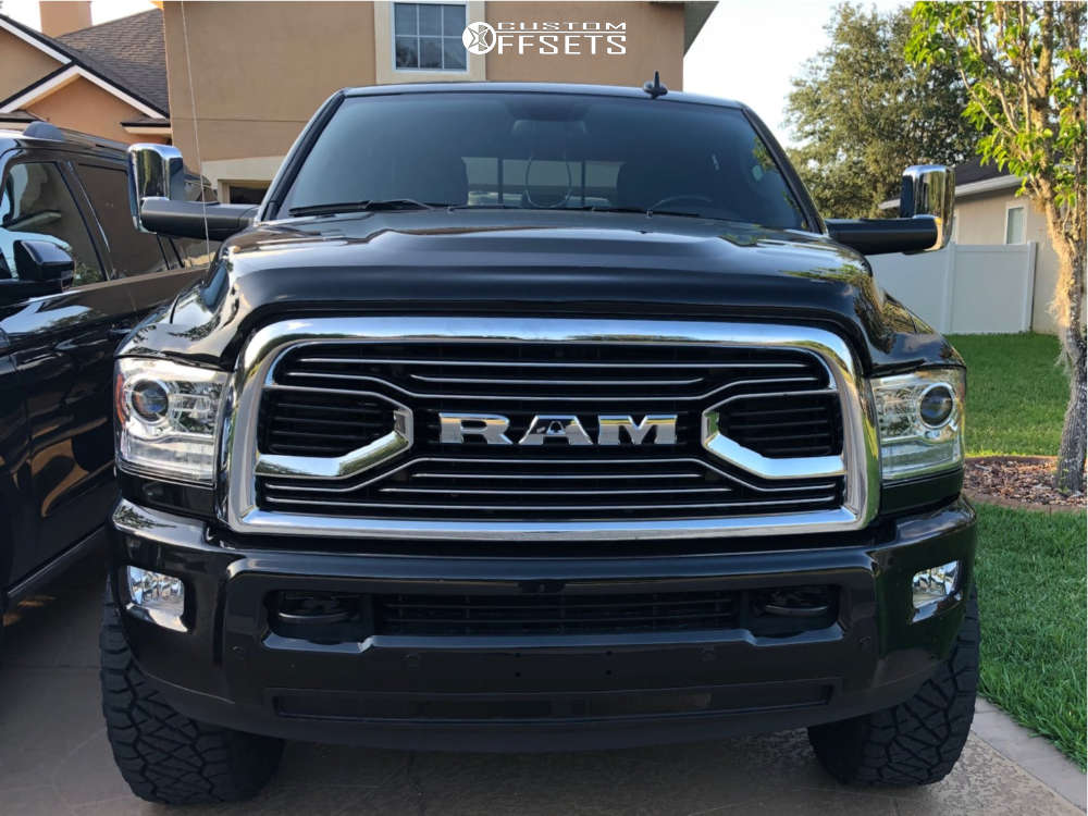 2018 Ram 3500 with 20x10 -18 Fuel Hardline and 35/12.5R20 Nitto Terra ...
