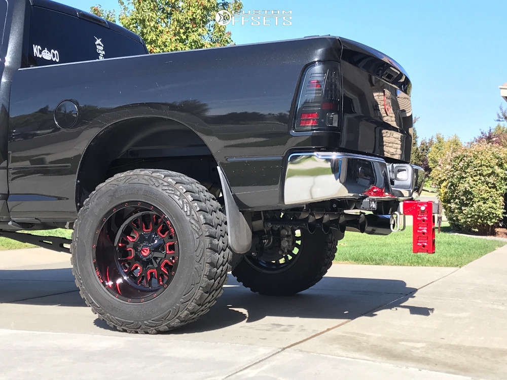 2016 Ram 3500 with 20x12 -43 Fuel Stroke and 37/12.5R20 Pro Comp Xtreme ...