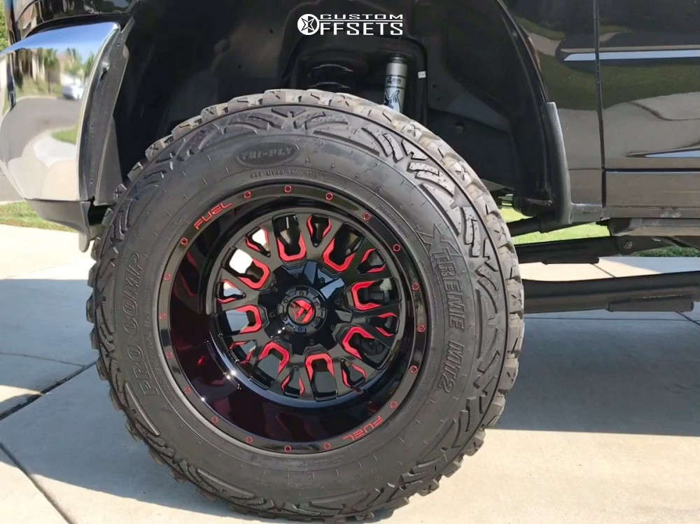2016 Ram 3500 with 20x12 -43 Fuel Stroke and 37/12.5R20 Pro Comp Xtreme ...