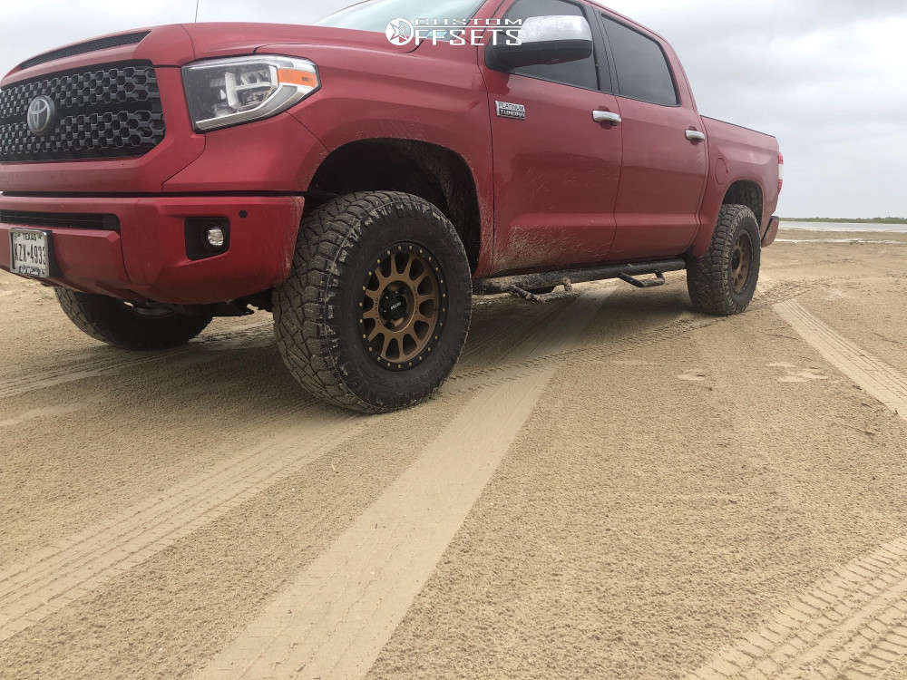 2018 Toyota Tundra with 18x9 25 Method Nv and 295/70R18 Nitto Ridge ...