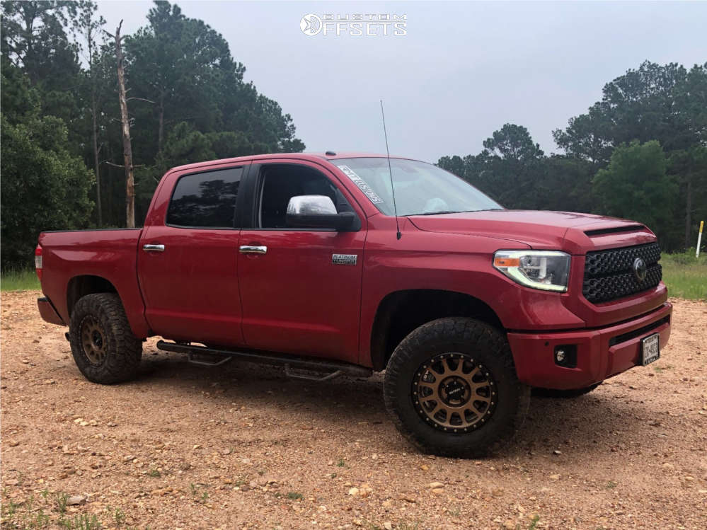 2018 Toyota Tundra with 18x9 25 Method Nv and 295/70R18 Nitto Ridge ...