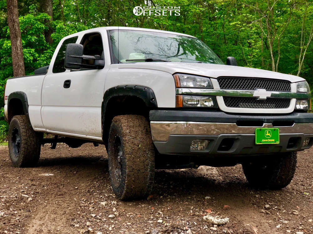 2004 Chevrolet Silverado 1500 with 18x9 -12 Fuel Hostage and 35/11.5R18 ...