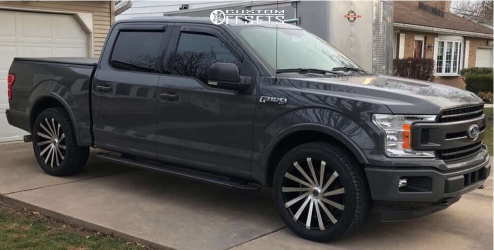 2018 Ford F-150 with 22x9.5 30 Luxxx Alloys Lux13 and 305/45R22 General ...