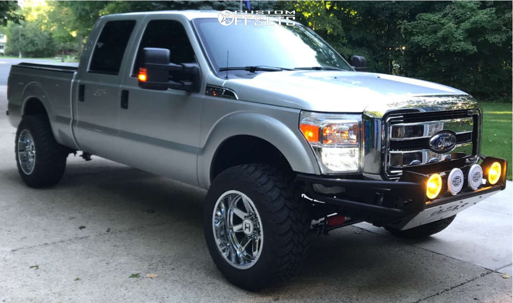 2015 Ford F-250 Super Duty with 20x12 -44 Hostile Alpha and 35/12.5R20 ...