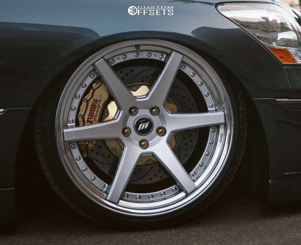 2005 Lexus LS430 with 20x9.5 35 Work Zeast St1 and 225/35R20 Toyo Tires ...