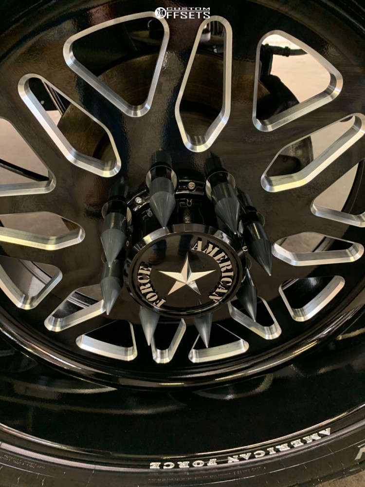 2018 Ram 2500 with 22x10 -25 American Force Trax Ss and 35/12.5R22 Toyo ...