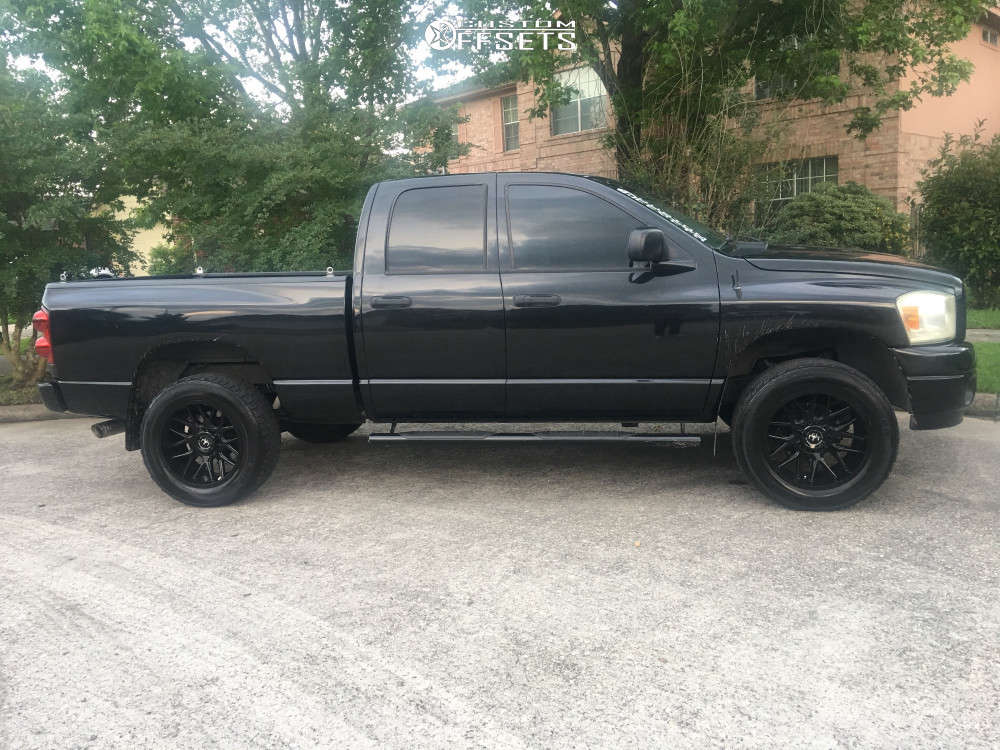 2008 Dodge Ram 1500 with 20x10 -25 Motiv Offroad Magnus and 275/60R20 ...