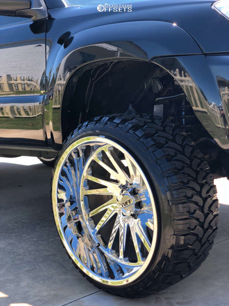 2007 Toyota 4Runner with 24x14 -76 Tuff T2a and 33/12.5R24 Comforser ...