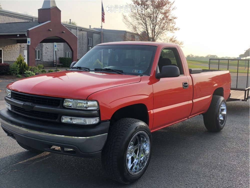 2002 Chevrolet Silverado 1500 with 20x12 -44 RBP 73R and 305/50R20 ...