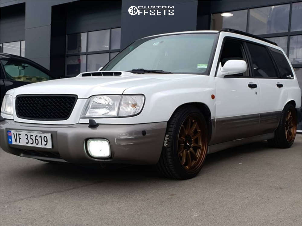 2000 Subaru Forester with 18x9.5 38 Japan Racing Jr5 and 235/40R18 ...
