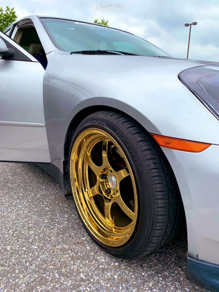 2004 INFINITI G35 with 18x9.5 15 Felgenwerks .001 and 235/40R18 Lexani ...