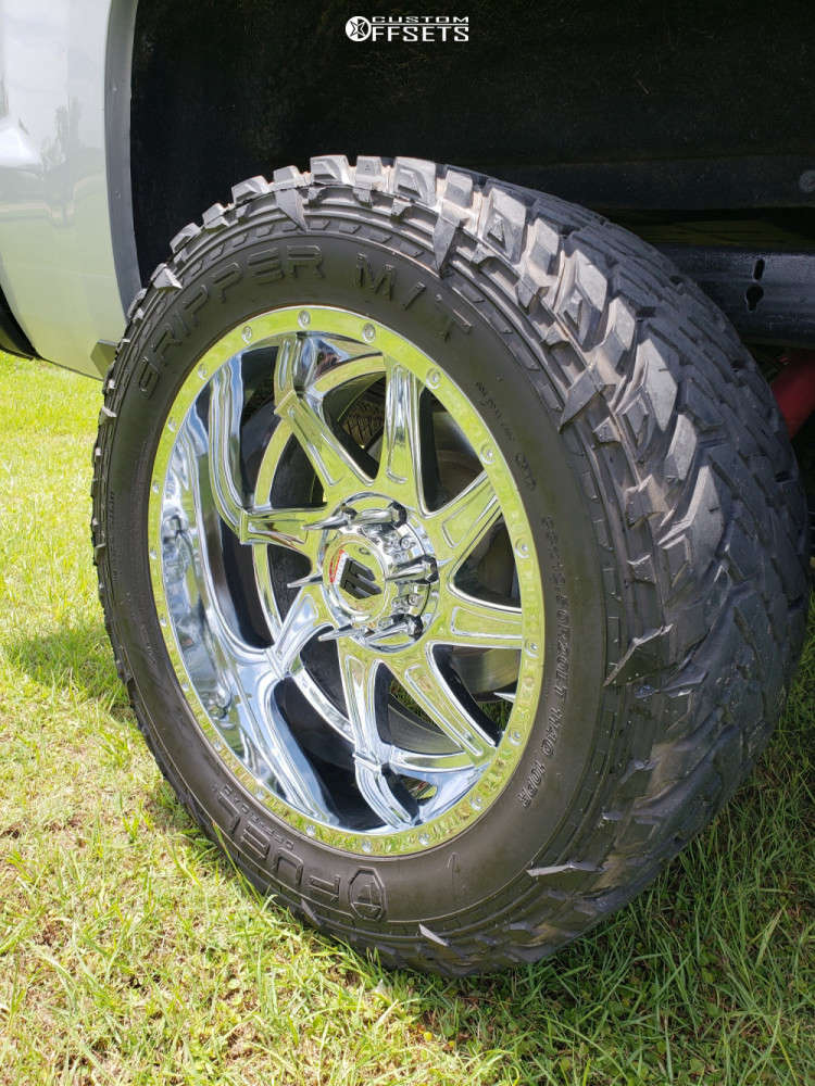 2016 Chevrolet Silverado 1500 with 20x10 -24 American Truxx Vortex and ...