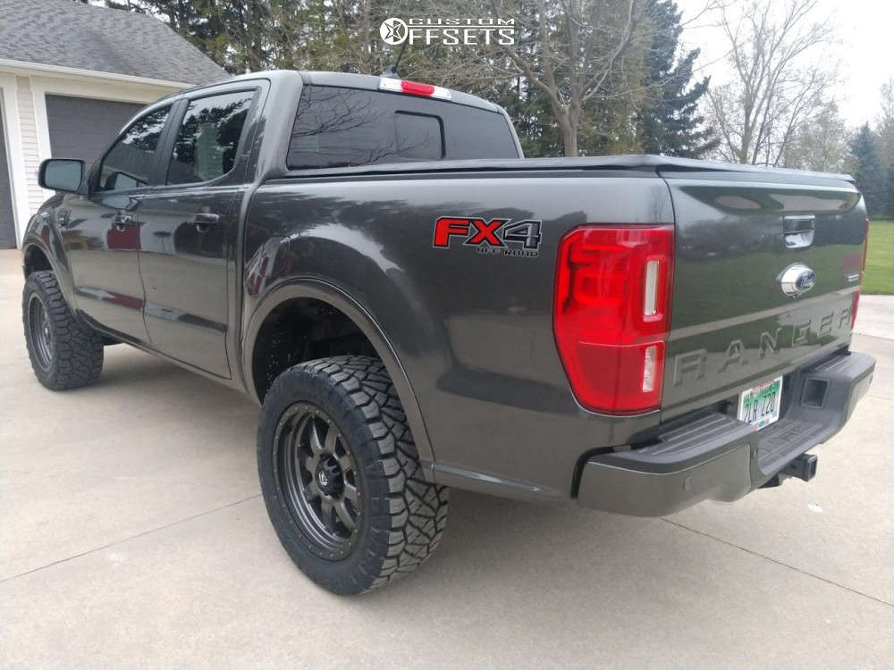 2019 Ford Ranger with 20x9 20 Fuel Trophy and 275/55R20 Nitto Ridge ...