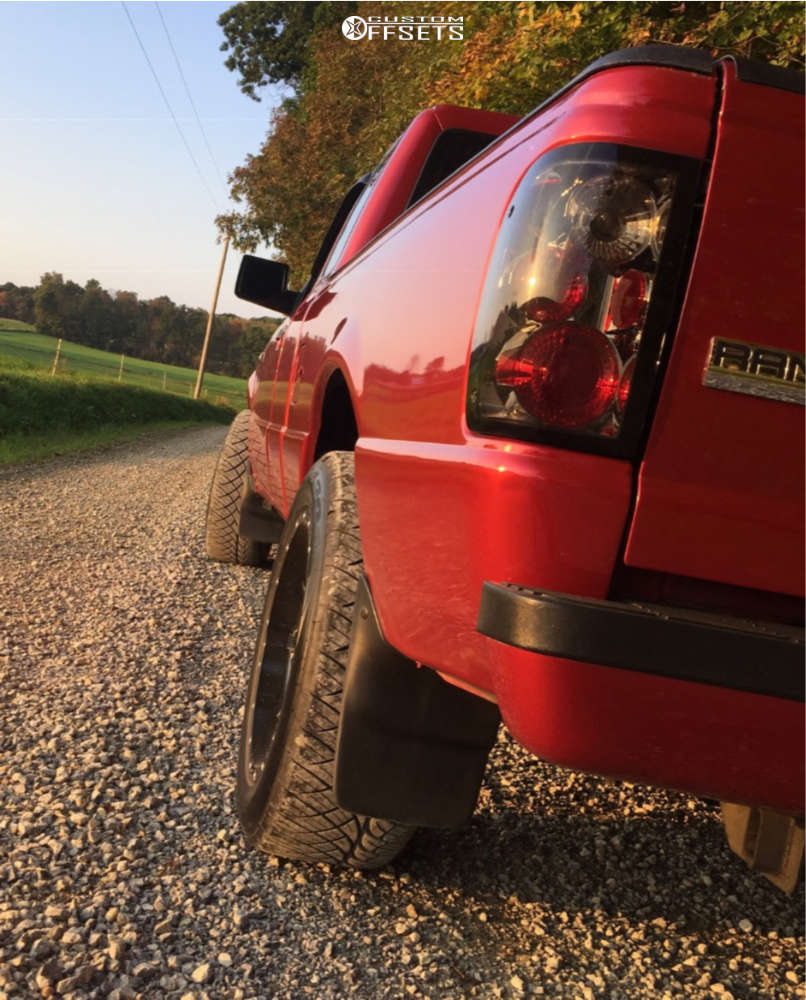 2009 Ford Ranger with 18x9 -12 Fuel Vandal and 255/50R18 Nitto NT420V ...