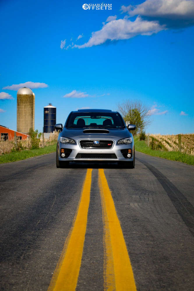 2017 Subaru WRX STI Wheel Offset Poke Stock | 696665 | Custom Offsets