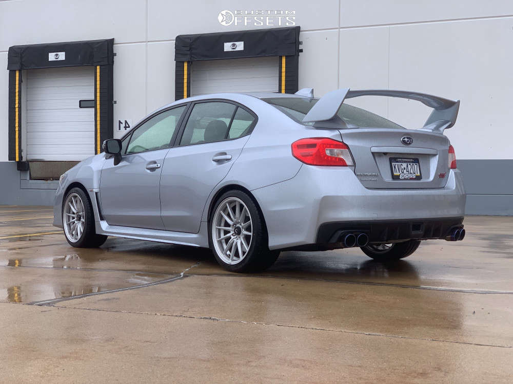 2017 Subaru WRX STI Wheel Offset Poke Stock | 696665 | Custom Offsets