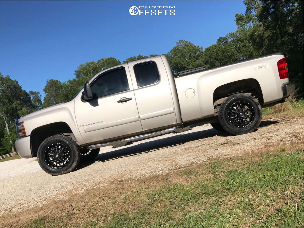 2008 Chevrolet Silverado 1500 with 18x9 -12 Ballistic Tank and 265 ...