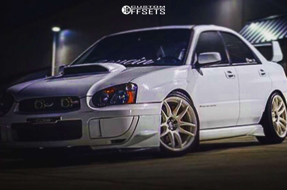 2004 Subaru Sti White