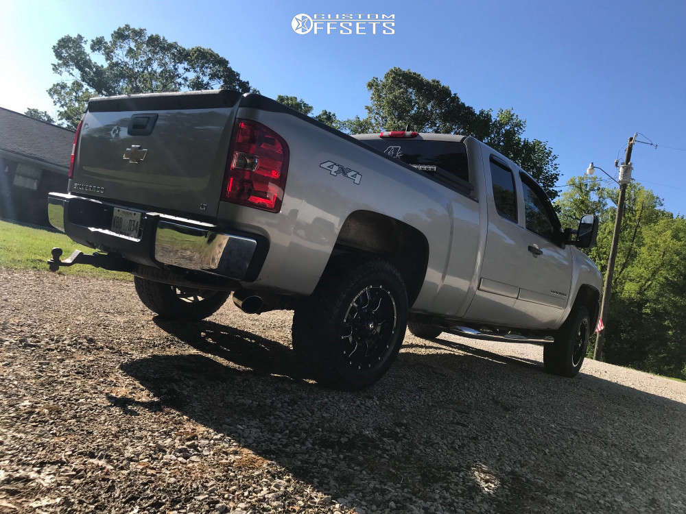 2008 Chevrolet Silverado 1500 with 18x9 -12 Ballistic Tank and 285 ...