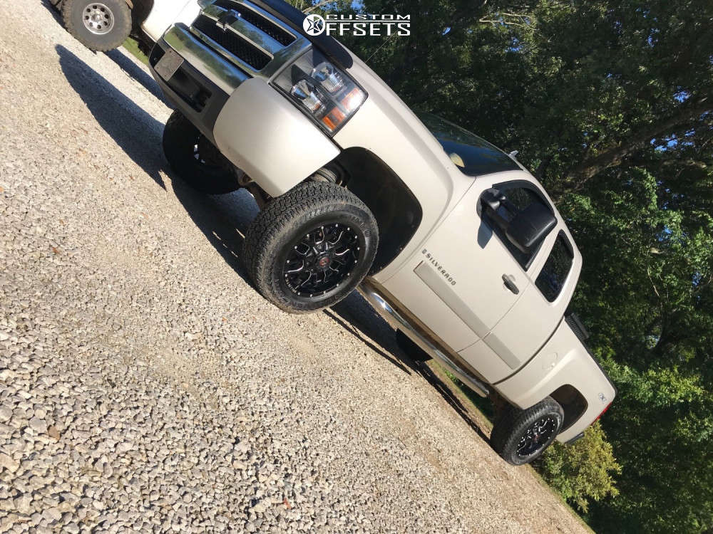 2008 Chevrolet Silverado 1500 with 18x9 -12 Ballistic Tank and 285 ...
