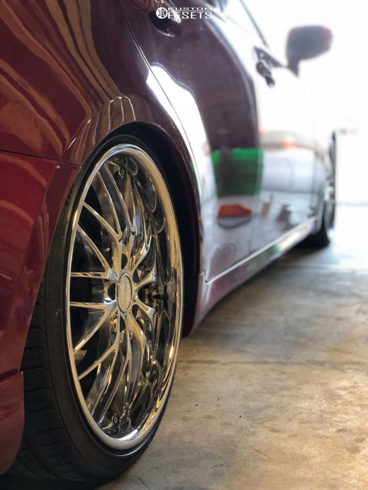 2009 Lexus IS250 with 19x9.5 45 MRR Gt1 and 245/35R19 Ironman Imove Gen ...