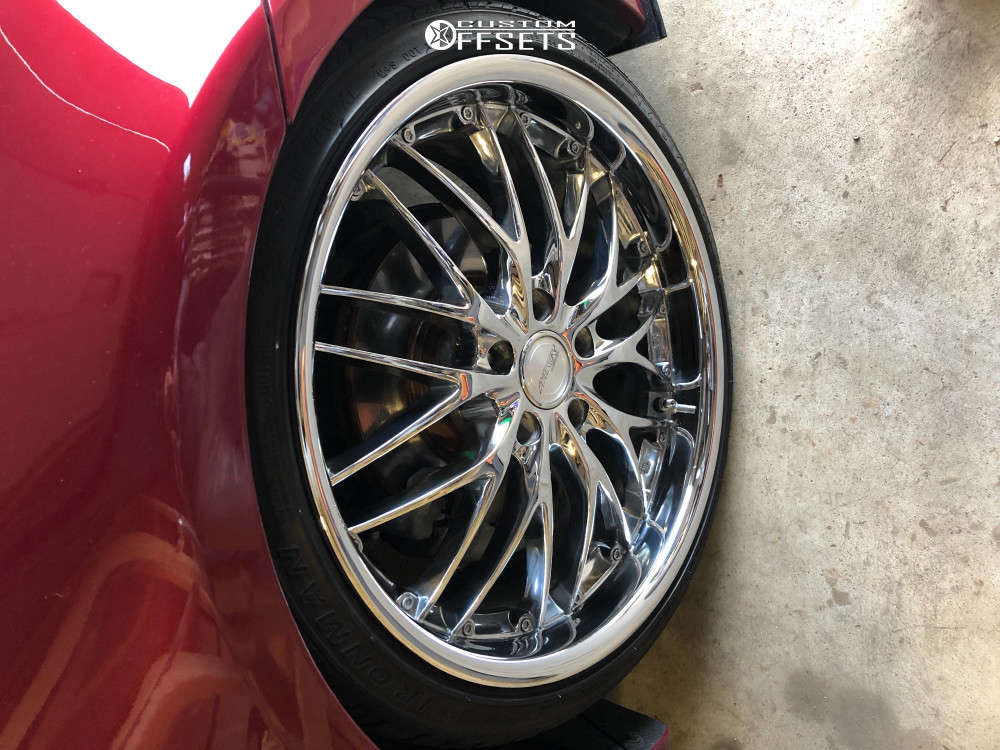 2009 Lexus IS250 with 19x9.5 45 MRR Gt1 and 245/35R19 Ironman Imove Gen ...