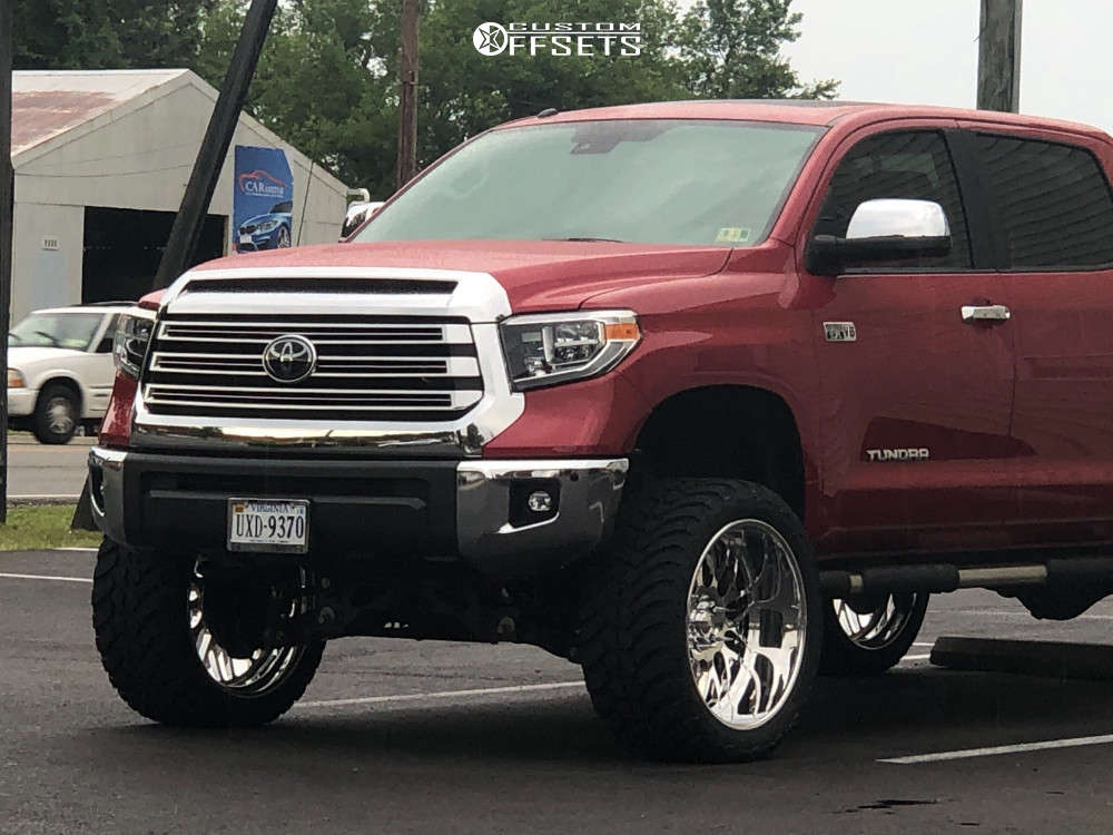 2018 Toyota Tundra with 24x12 -56 Intro Luxury ID 313 and 35/13.5R24 ...