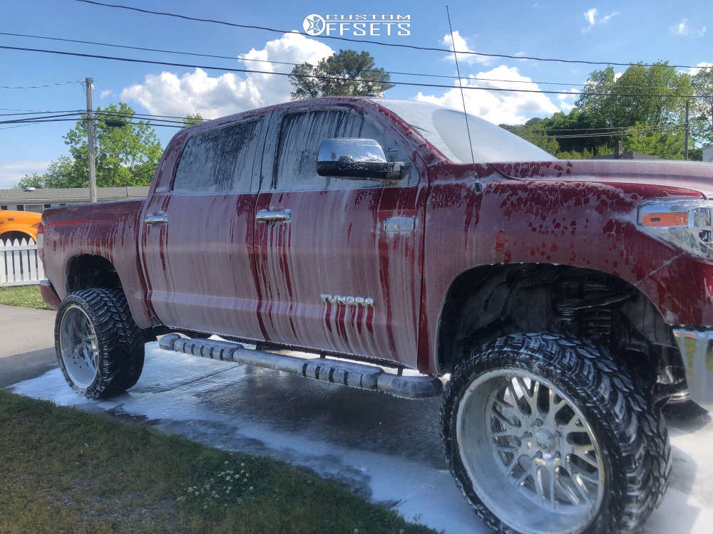 2018 Toyota Tundra with 24x12 -56 Intro Luxury ID 313 and 35/13.5R24 ...