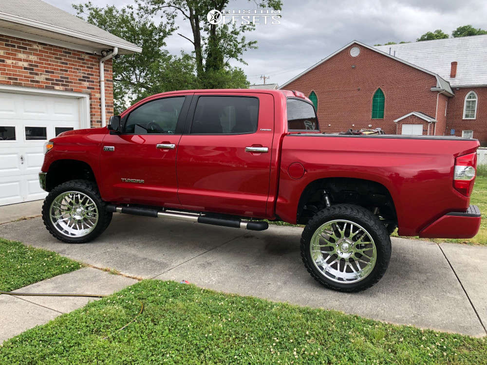 2018 Toyota Tundra with 24x12 -56 Intro Luxury ID 313 and 35/13.5R24 ...