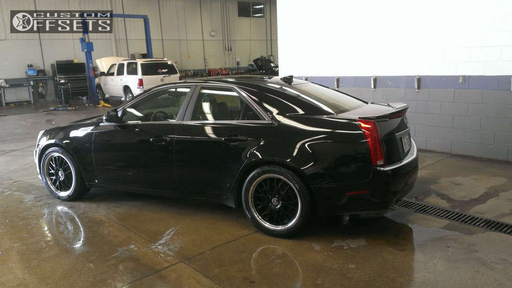 2009 Cadillac CTS with 19x8 35 TSW Tremblant and 245/45R19 Pirelli P ...