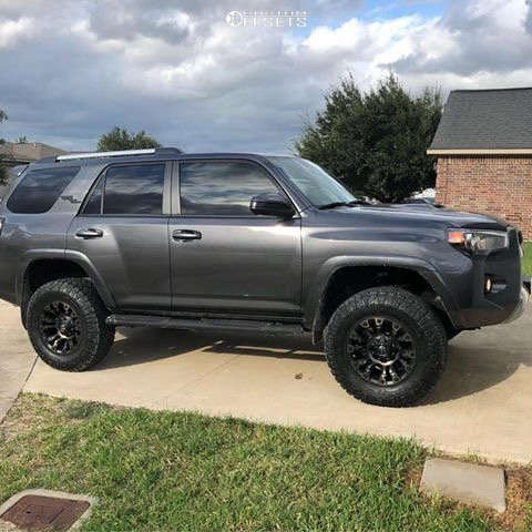 2018 Toyota 4Runner with 17x9 -12 Fuel Vapor and 285/65R17 Nitto Ridge ...