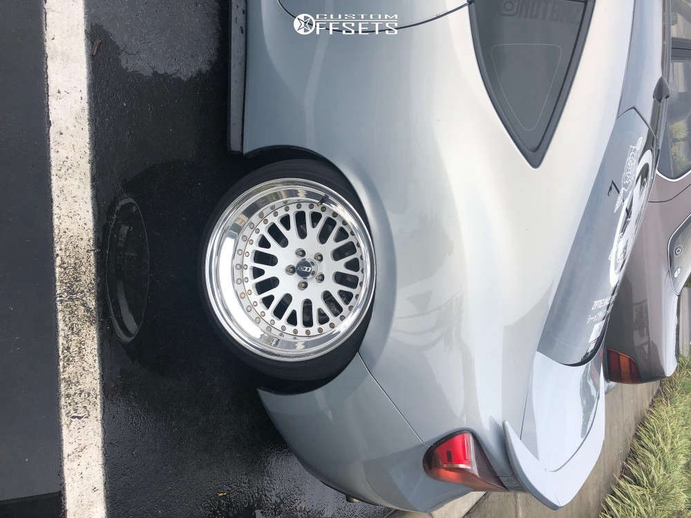 2013 Scion FR-S with 18x11 -35 CCW Classic and 225/40R18 Pirelli Pzero ...