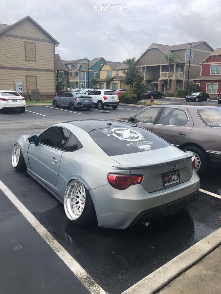 2013 Scion FR-S with 18x11 -35 CCW Classic and 225/40R18 Pirelli Pzero ...