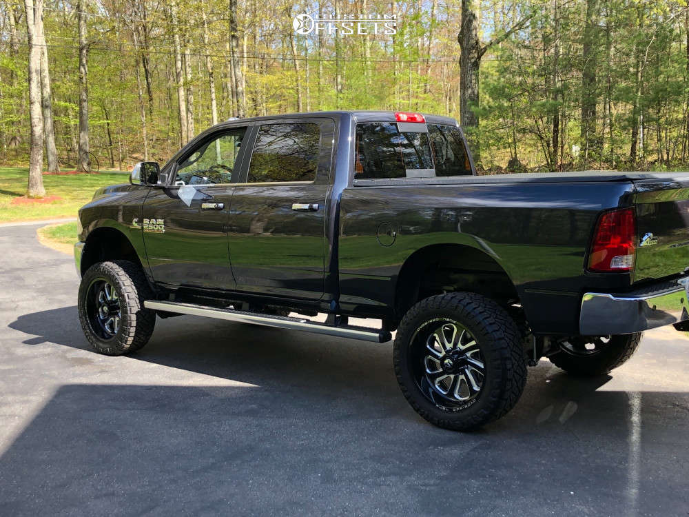 2018 Ram 2500 with 22x10 -18 Fuel Flow and 35/12.5R22 Nitto Ridge ...