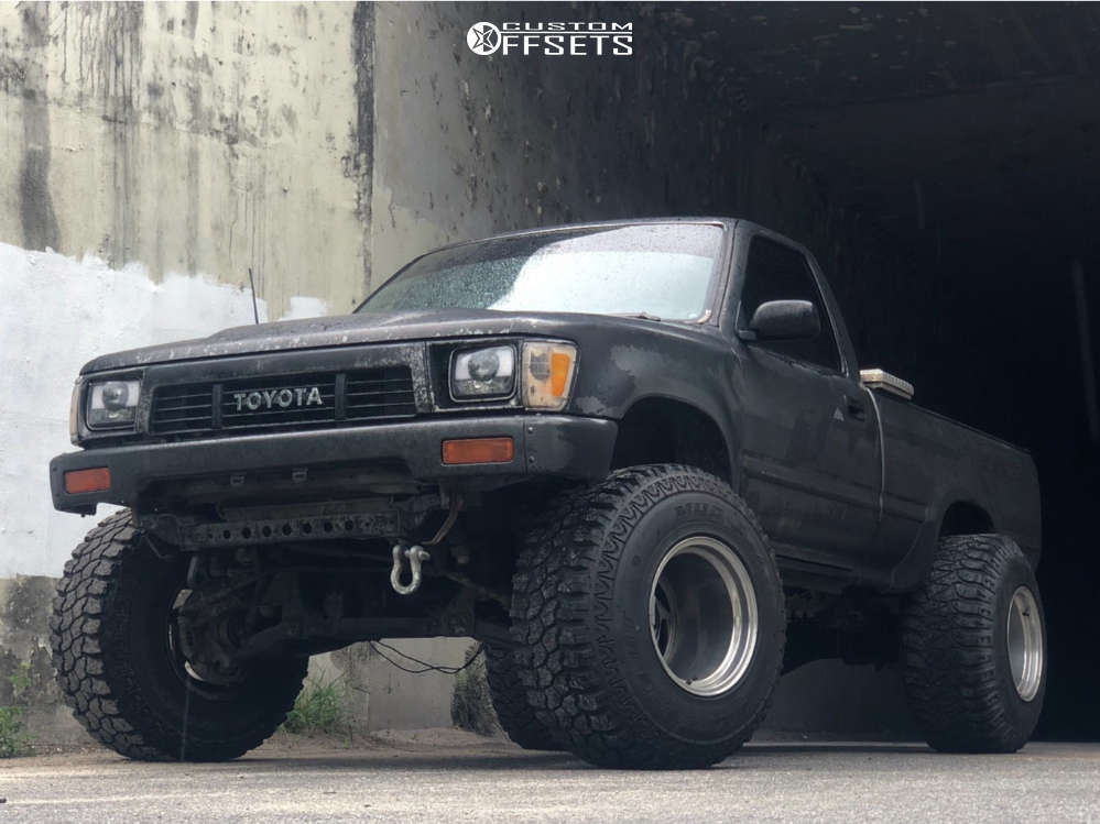 1989 Toyota Pickup with 15x14 -76 Weld XT Forged Scorpio and 33/12.5R15 ...