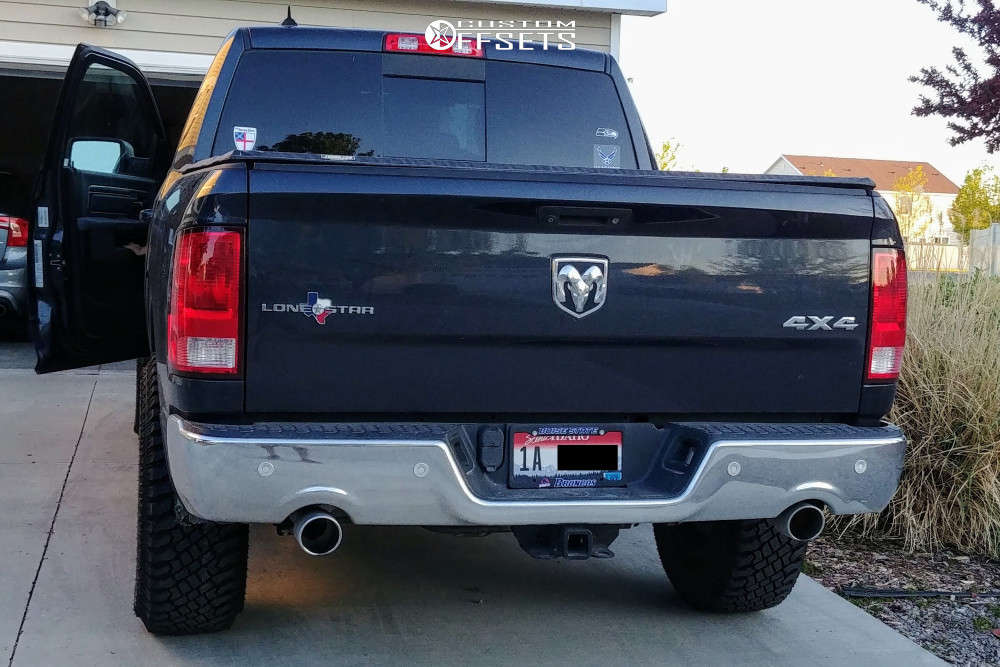 2015 Ram 1500 with 18x9 1 Ultra Apocalypse and 295/70R18 Atturo Trail ...