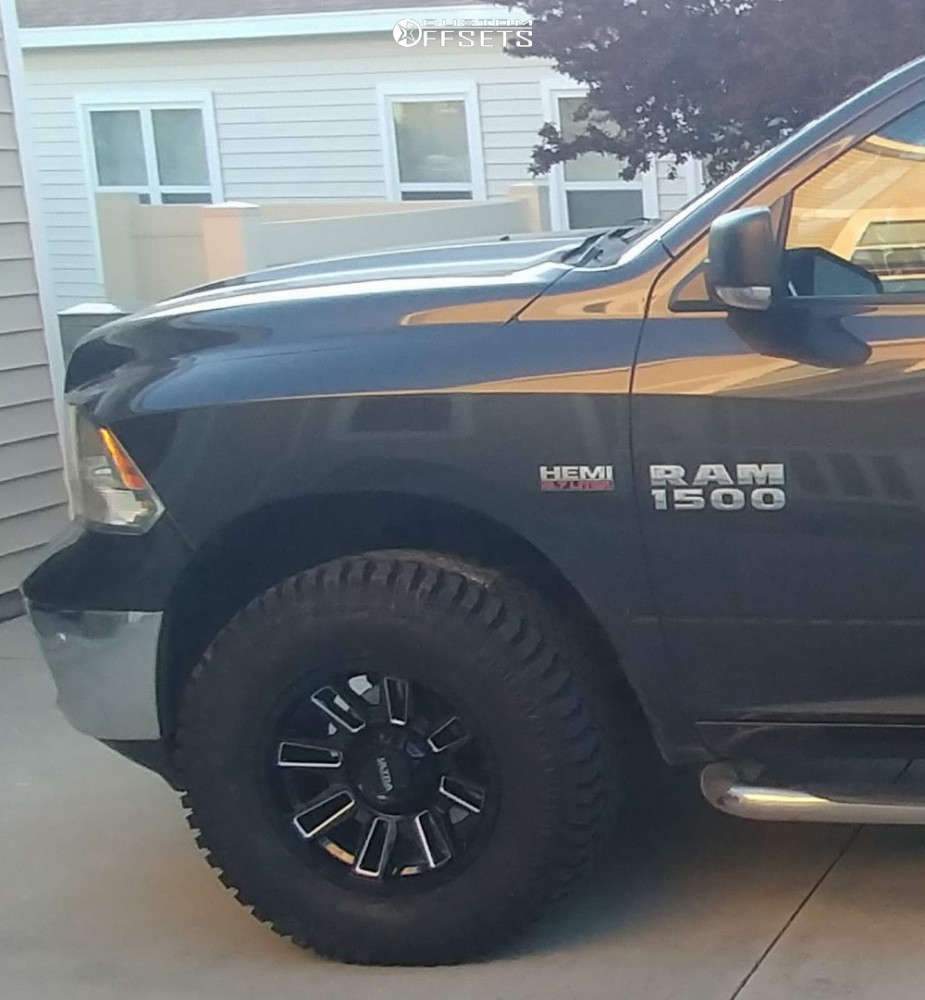 2015 Ram 1500 with 18x9 1 Ultra Apocalypse and 295/70R18 Atturo Trail ...