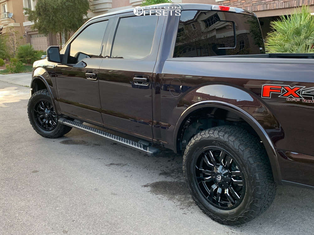 2018 Ford F-150 with 20x9 1 Fuel Sledge and 305/55R20 BFGoodrich All ...