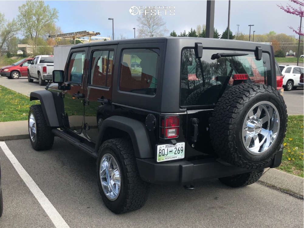 2018 Jeep Wrangler JK with 18x10 -24 Moto Metal Mo962 and 285/60R18 ...